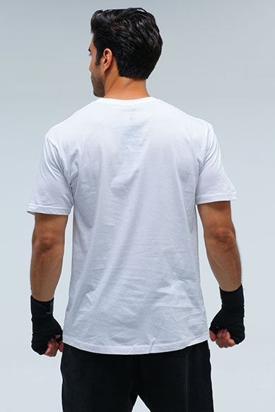 Straight White Mens Tee – Canelo Store